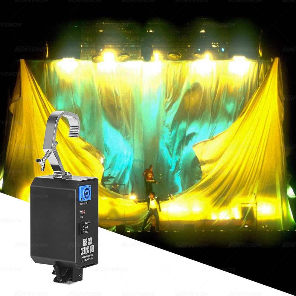 MOKA MK-PD01 Curtain Power Drop Machine DMX Powercon Stage Backdrop ...