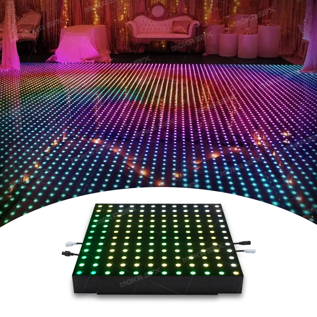 MOKA SFX MK-LD04C 144 (12*12) Pixel Digital Interactive LED Wired ...