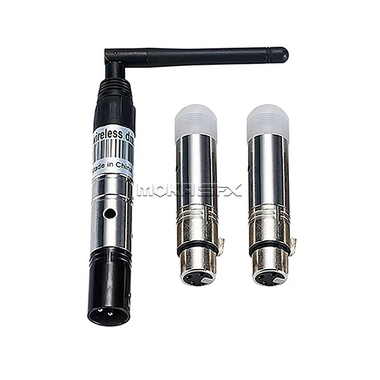 Wireless DMX512 Transmitter Receiver LED Lighting Male Female Plugs ...
