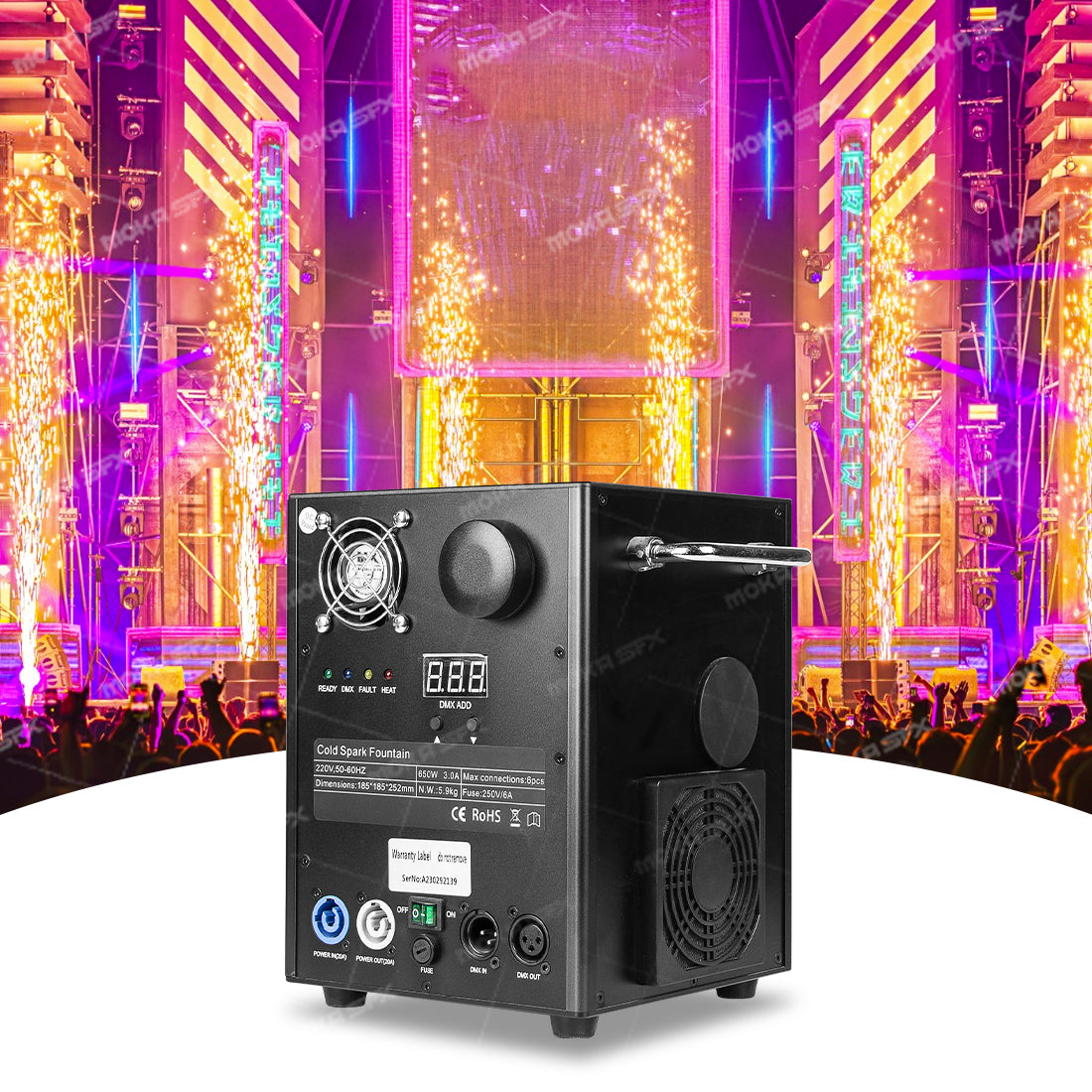 MOKA SFX has the best cold spark machine for sale wedding cold spark ...