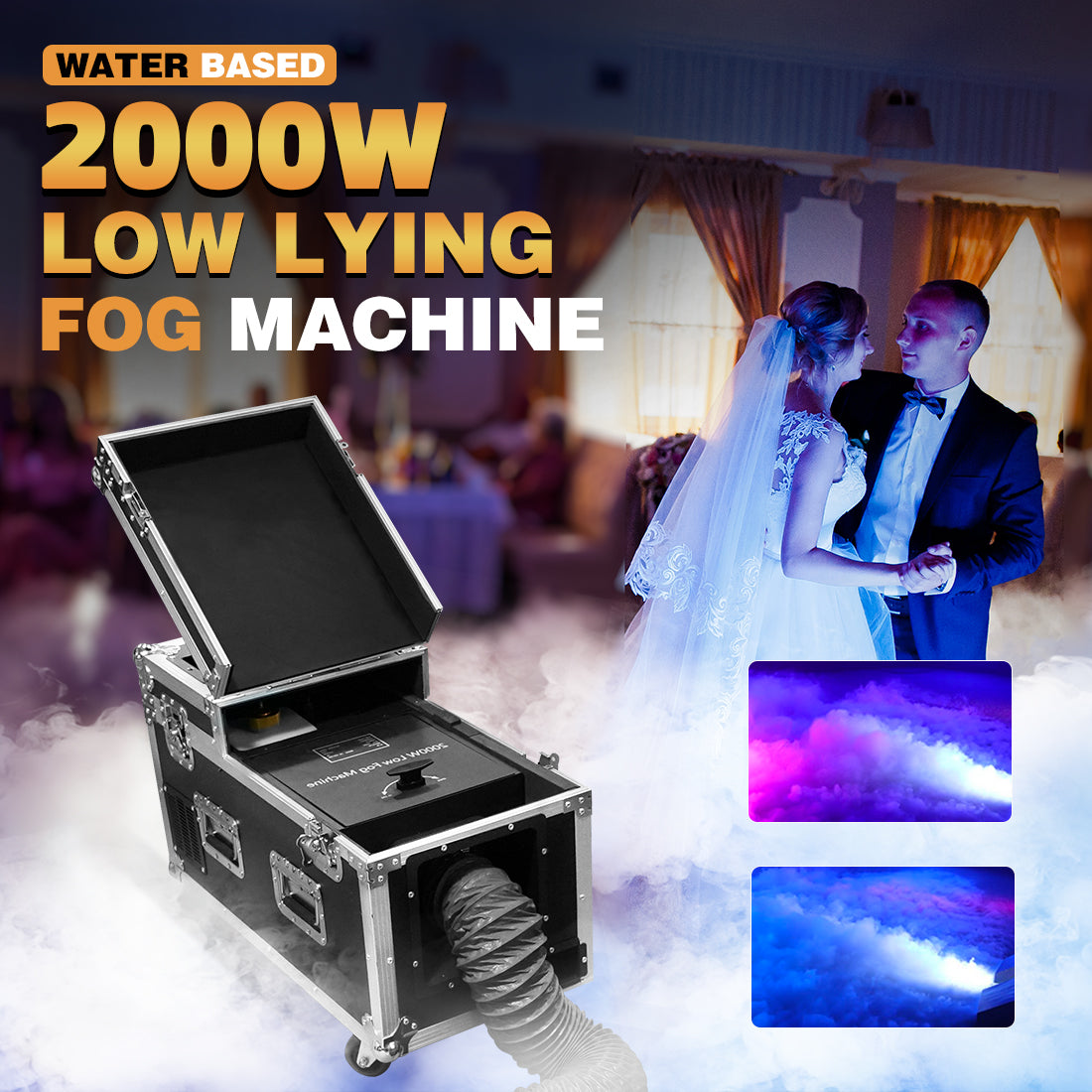 MOKA SFX stage fog machine, smoke machine, dry ice fog machine, water ...