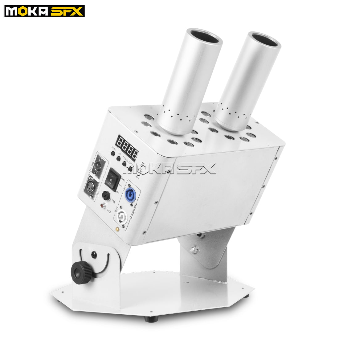 MOKA SFX MK-C19 18w Rgb 3 in 1 White Co2 Jet Machine with Dual Cylinder ...