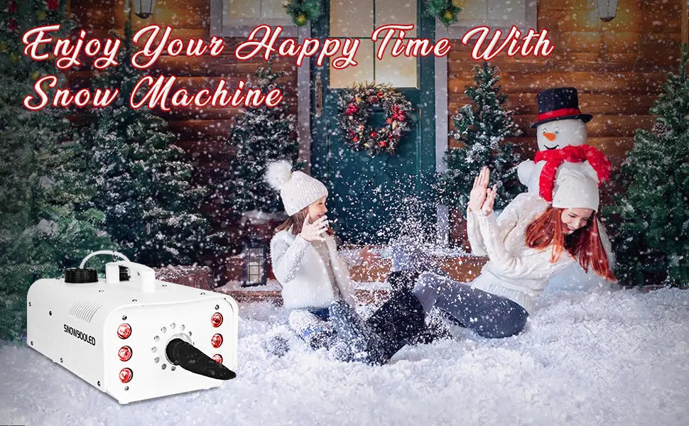 MOKA SFX 900W 6 LED White New Portable Snow Machine