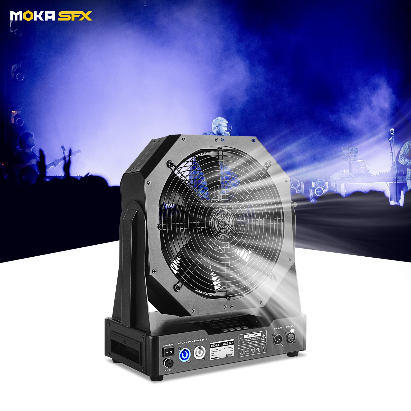 MOKA SFX MK-05A DMX 512 Professional Stage DMX Fan - MOKA SFX – MOKA SFX