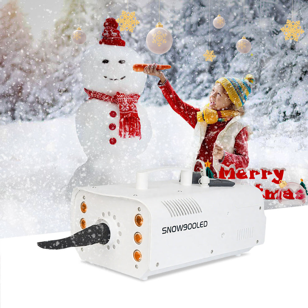 MOKA SFX MK-S08 900W LED White New Portable Snow Machine - MOKA SFX ...