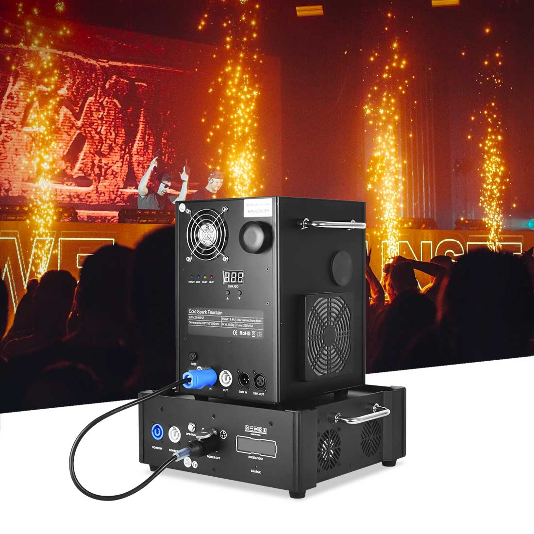 MOKA SFX has the best cold spark machine for sale wedding cold spark ...