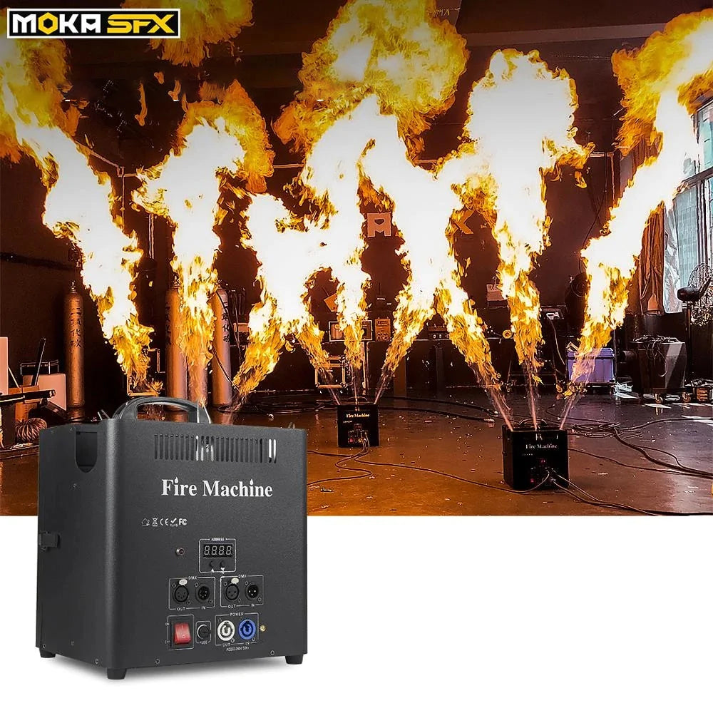 MOKA SFX H-E03 Triple Ways 3-head Flame Machine