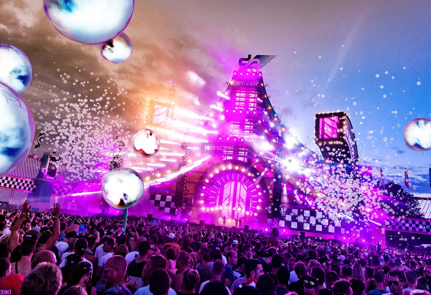 MOKA SFX MK-B10 1200W Seven Layer Big Bubble Machine